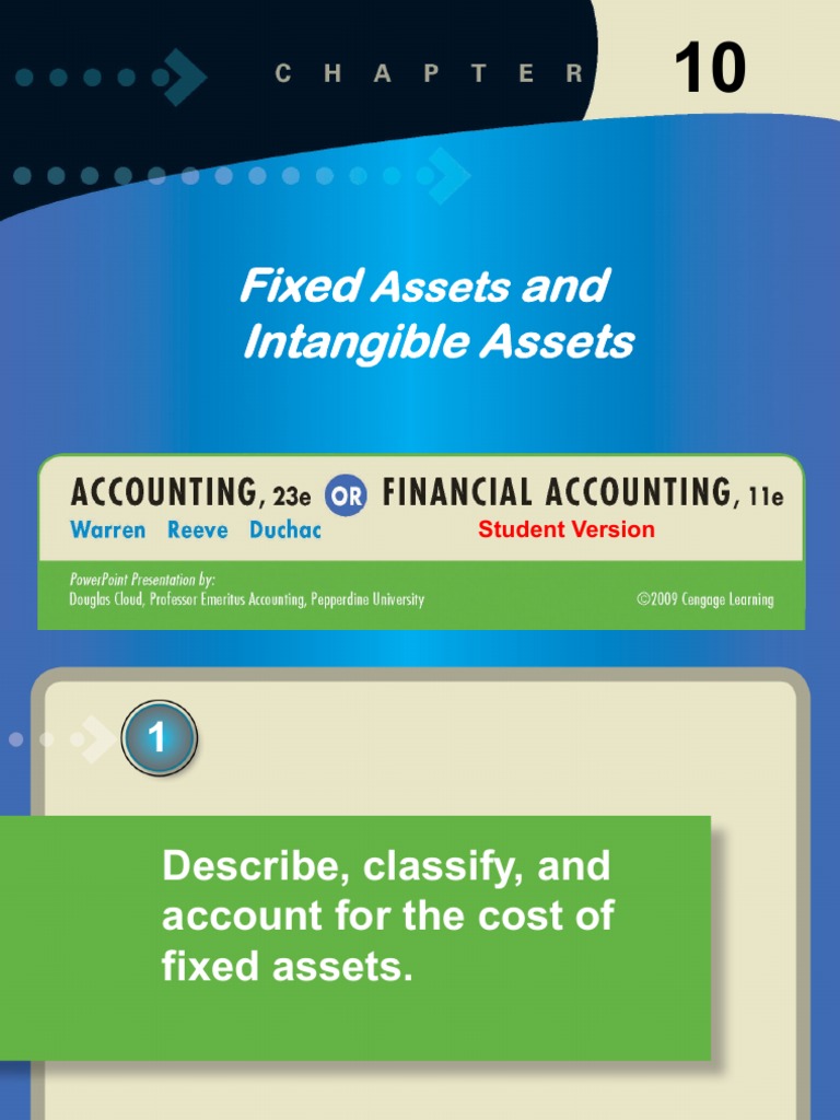 Fixed Asset and Intangible Assets | Download Free PDF | Depreciation ...
