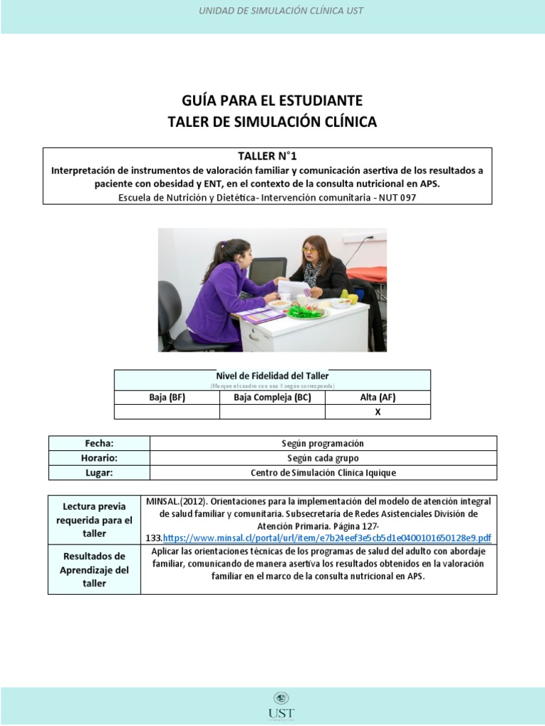 GUÍA PARA EL ESTUDIANTE SC ESCENARIO N°1 Ok | PDF | Dietético | Salud pública