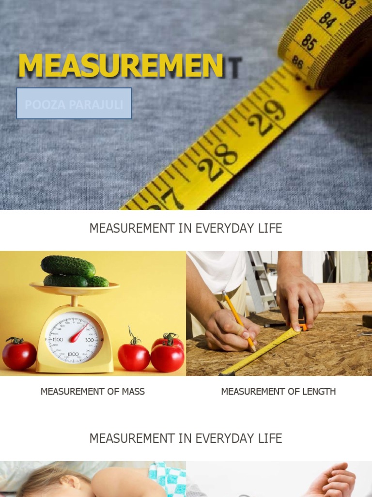 Measurement in Everyday Life | PDF