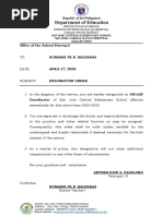 Letter of Designation Template v2 | PDF