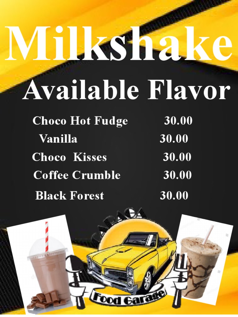 MIlkshake Layout | PDF