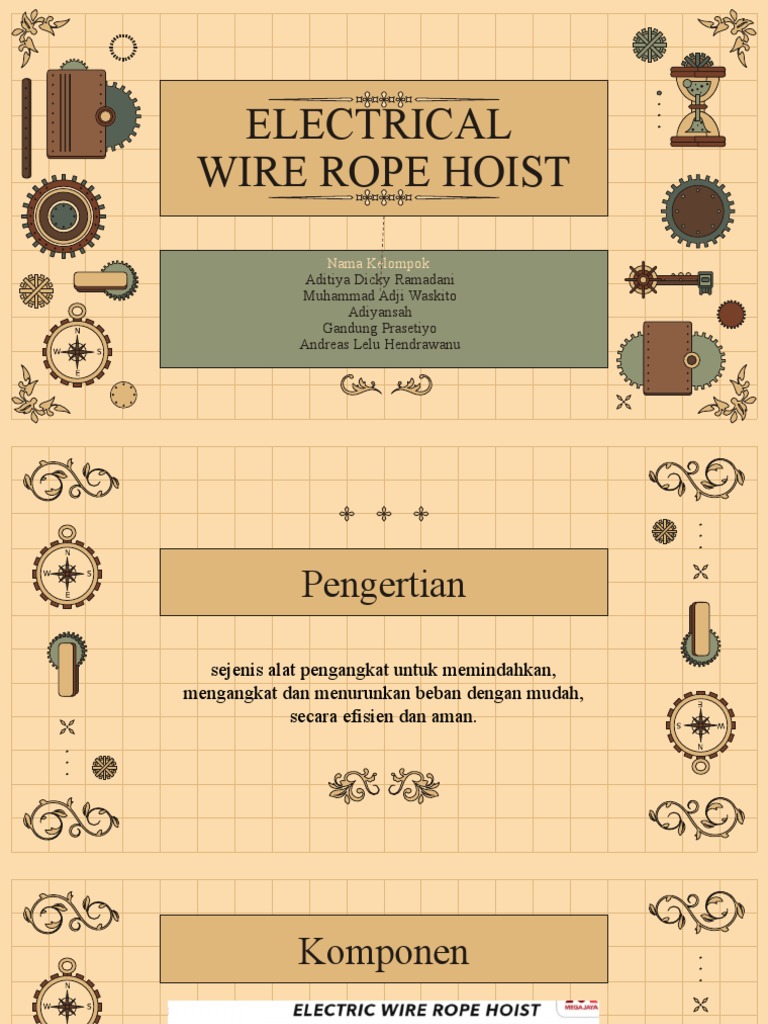 Electrical Wire Rope Hoist | PDF