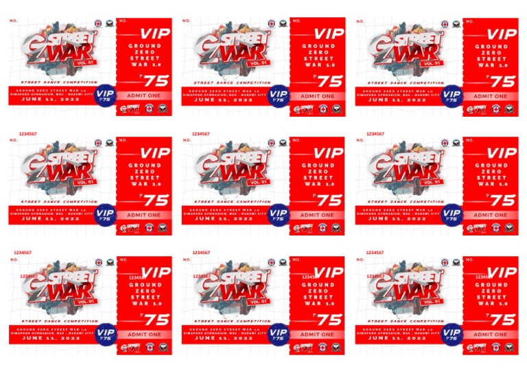 Ticket (VIP) | PDF