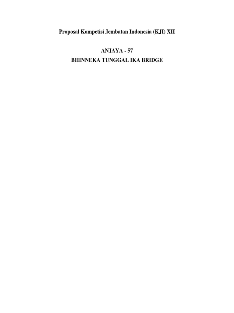 Bagian 2 Proposal KJI Busur Ke 12 | PDF