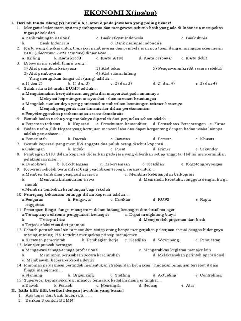 Soal Al-Bakriyah (Bu Eni) | PDF