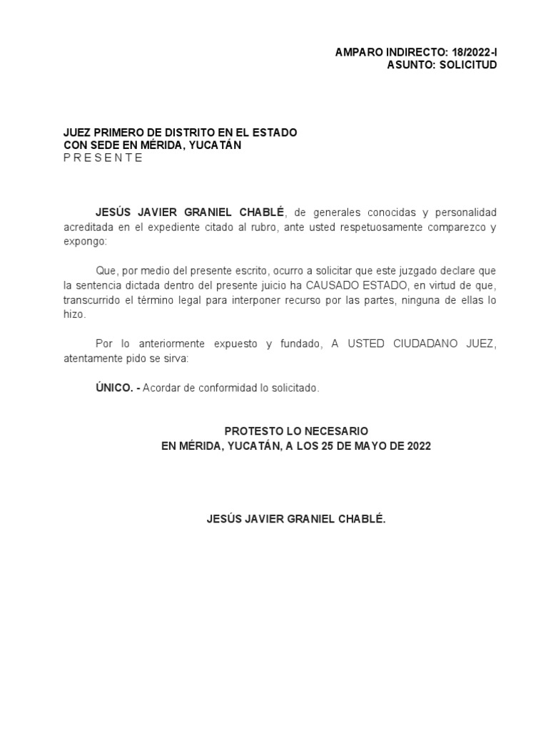 18.2022 - SOLIC CAUSE ESTADO | PDF