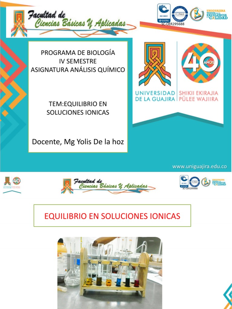Equilibrio Ácido-Base en Soluciones | PDF | Ph | Ácido