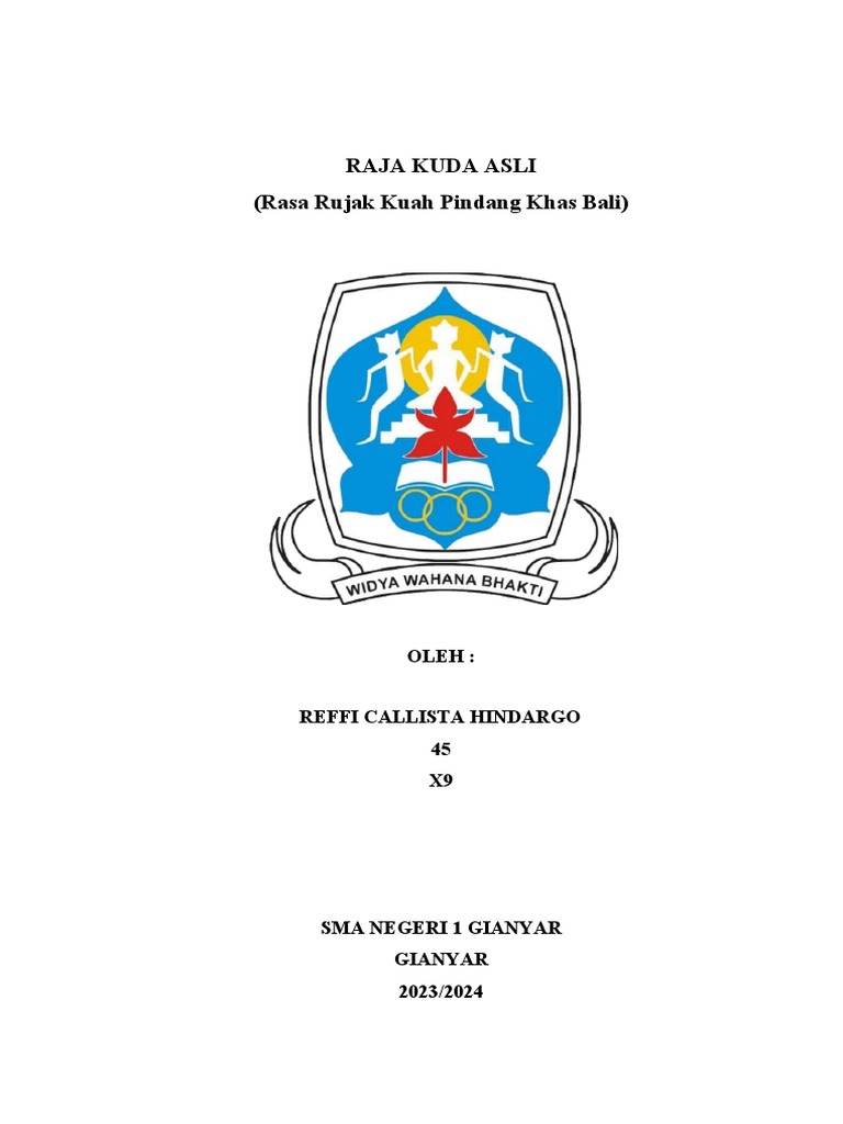 Raja Kuda Asli-1 | PDF