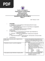 DLP ESP - Week 4. Q1 - Lipunang Sibil, Media at Simbahan | PDF