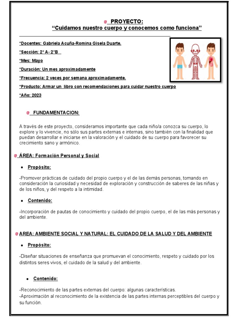 Proyecto Del Cuerpo | PDF | Color