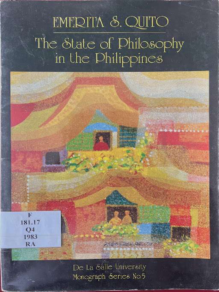 The State of the Philosophy in the Philippines - Emerita Quito | PDF