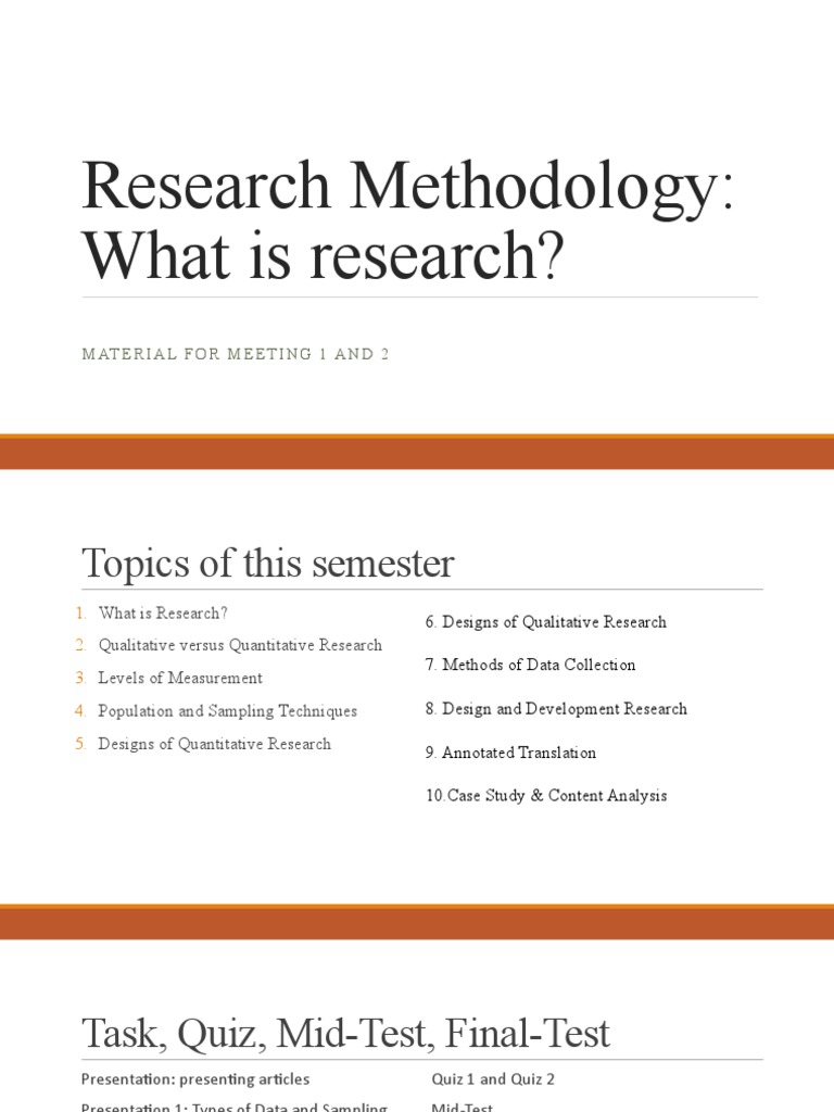 Research Methodology | Download Free PDF | Methodology | Basic Research