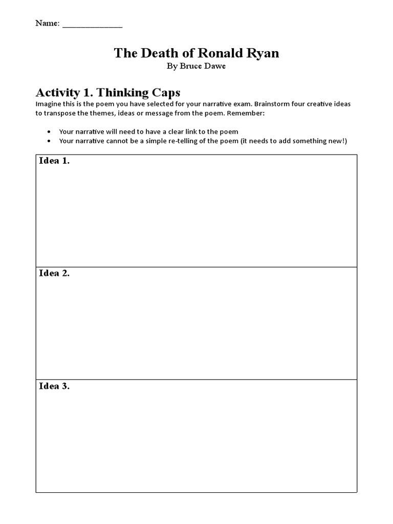 The Death of Ronald Ryan.docx | PDF