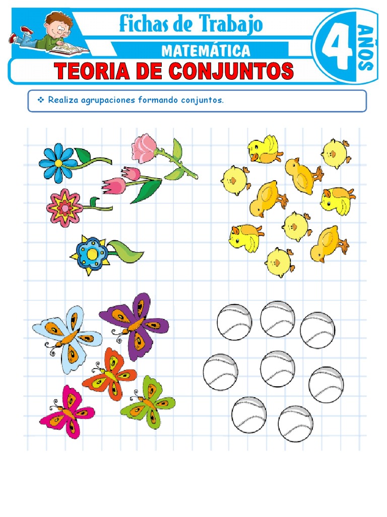 Teoria de Conjuntos para Ninos de 4 Anos | PDF