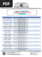 HEALTH MELCs Grade 10 | PDF | Learning | Evaluation