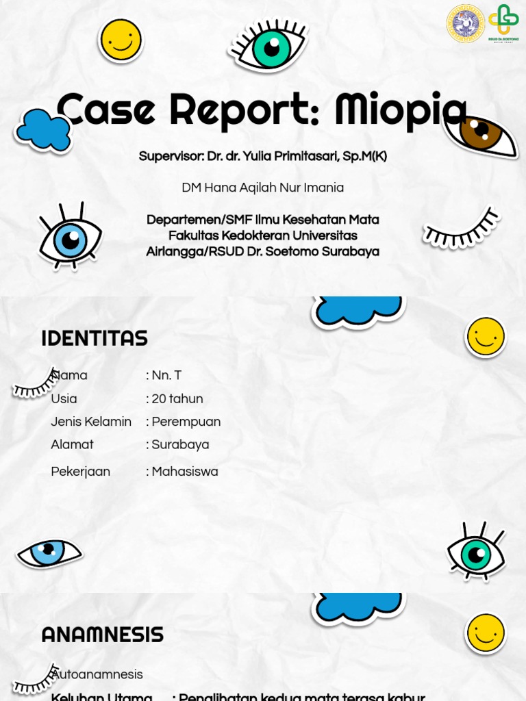 Case Report - Miopia | PDF