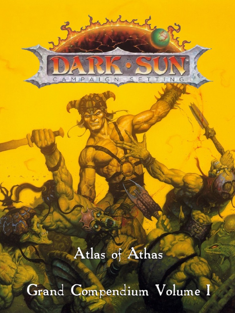 Atlas of Athas: A Dark Sun Overview | PDF | Dune | Sea