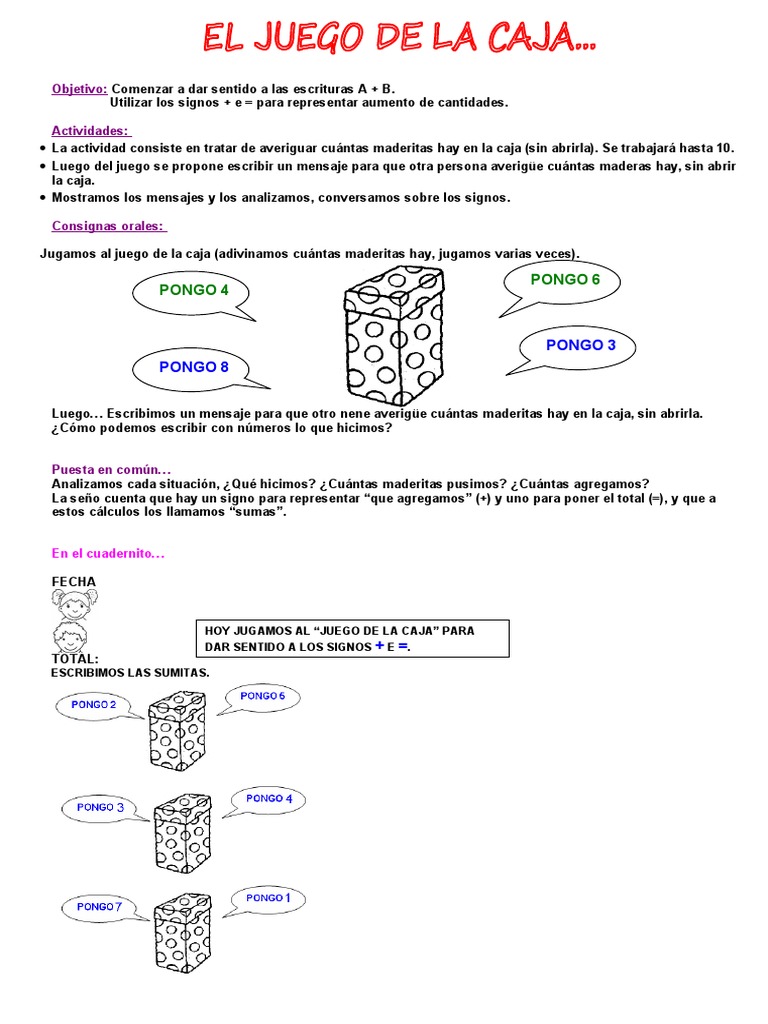 Clase, El Juego de La Caja | PDF