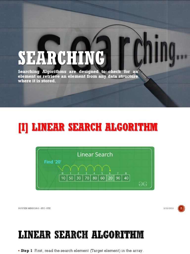 Search Algorithm PDF | PDF | Time Complexity | Software Engineering