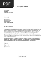 Sample Copy Furnished Letter Template | PDF