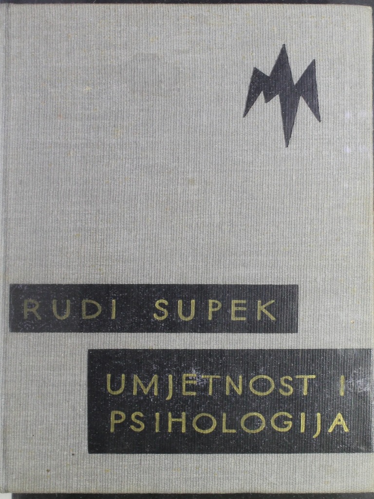 Umjetnost I Psihologija - Rudi Supek PDF | PDF