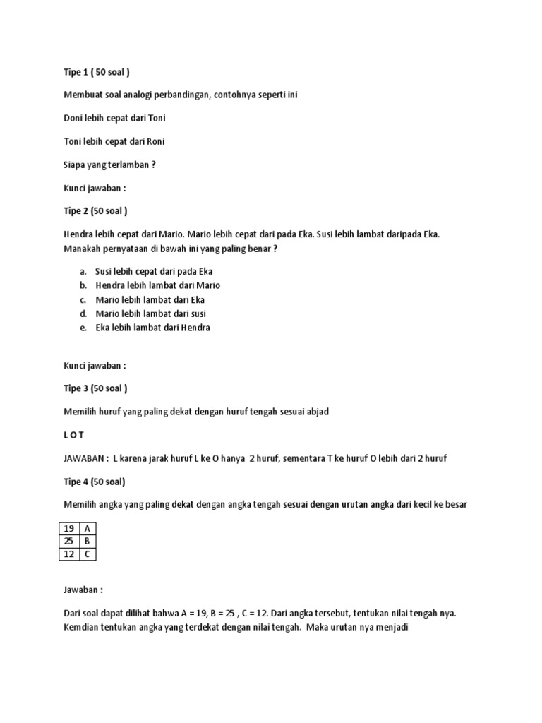 Contoh Soal PDF | PDF