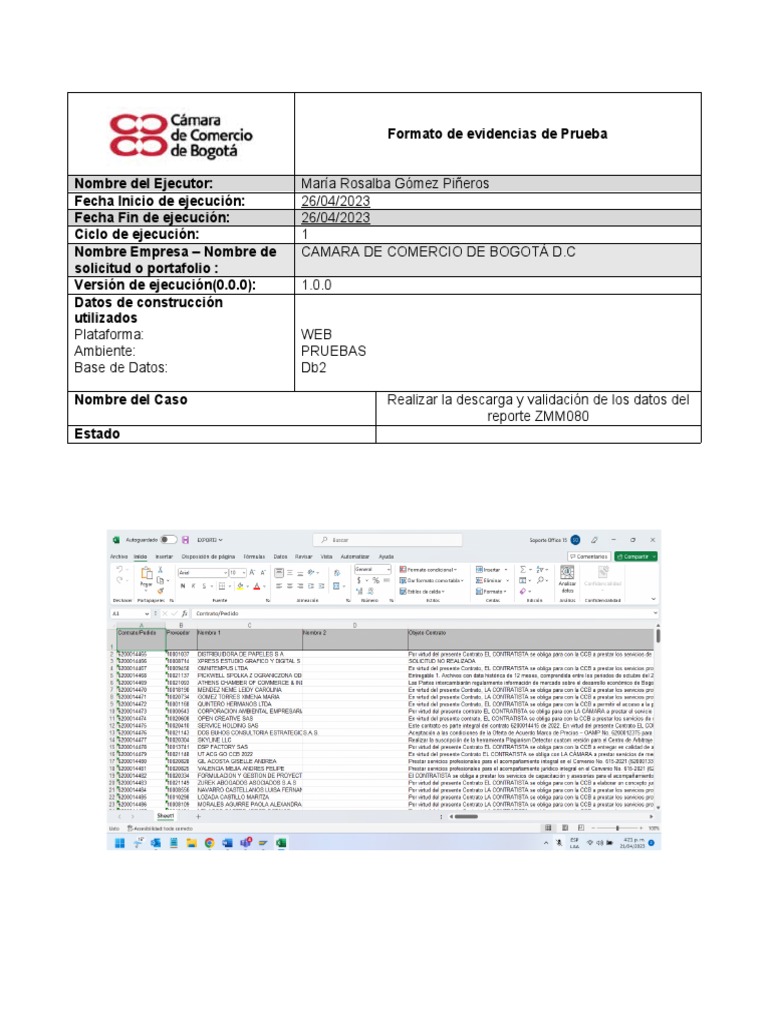 Realizar La Descarga y Validación de Los Datos Del Reporte ZMM080 (7875) | PDF