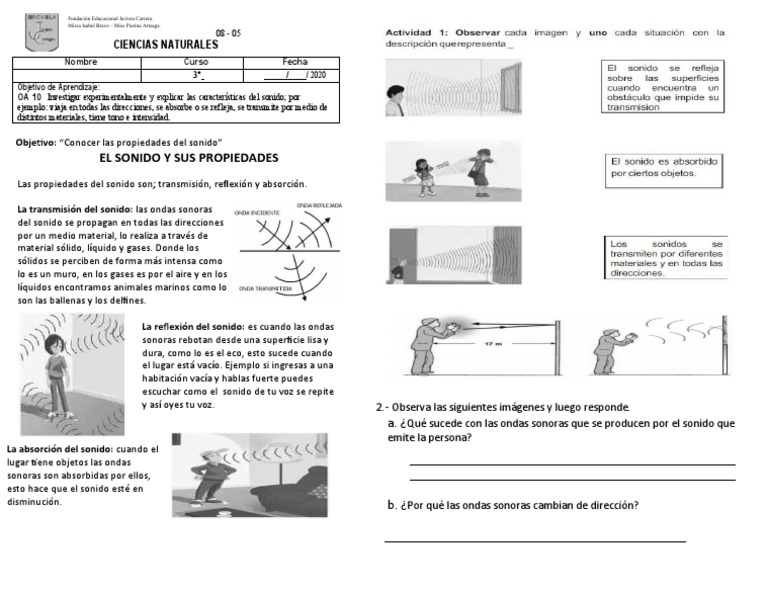 Guia Seman 10 | PDF | Sonido | Olas
