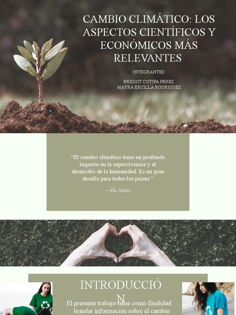 Impacto y Políticas del Cambio Climático | PDF | Gases de efecto ...