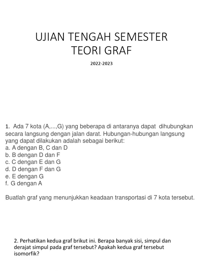 UTS Graf 2022 PDF | PDF