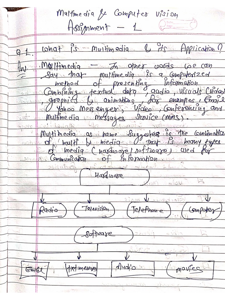 Multimedia & Computer Vision Assignment 01 | PDF Multimedia & Computer Vision Assignment 01 | PDF