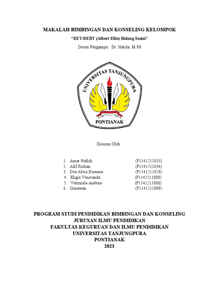 Makalah Bimbingan Dan Konseling Kelompok 2 | PDF | Sains & Matematika