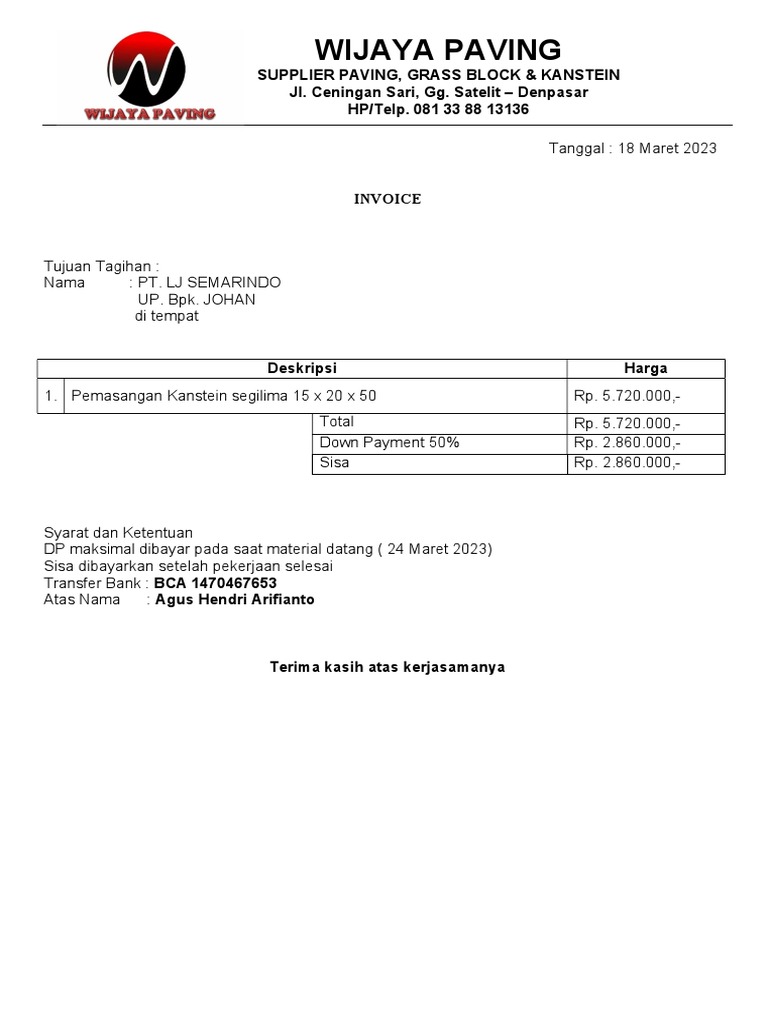 2 Invoice | PDF