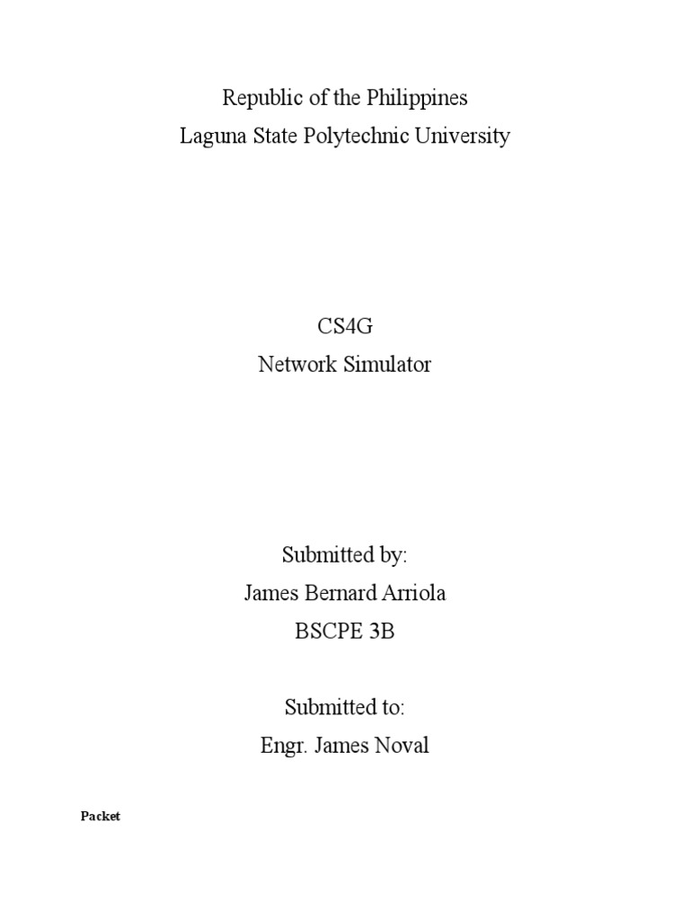 CS4G Network Simulator Game | PDF | Denial Of Service Attack | Computer ...