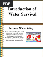 Basic Water Safety and Survival | PDF | Swimming | Emergency