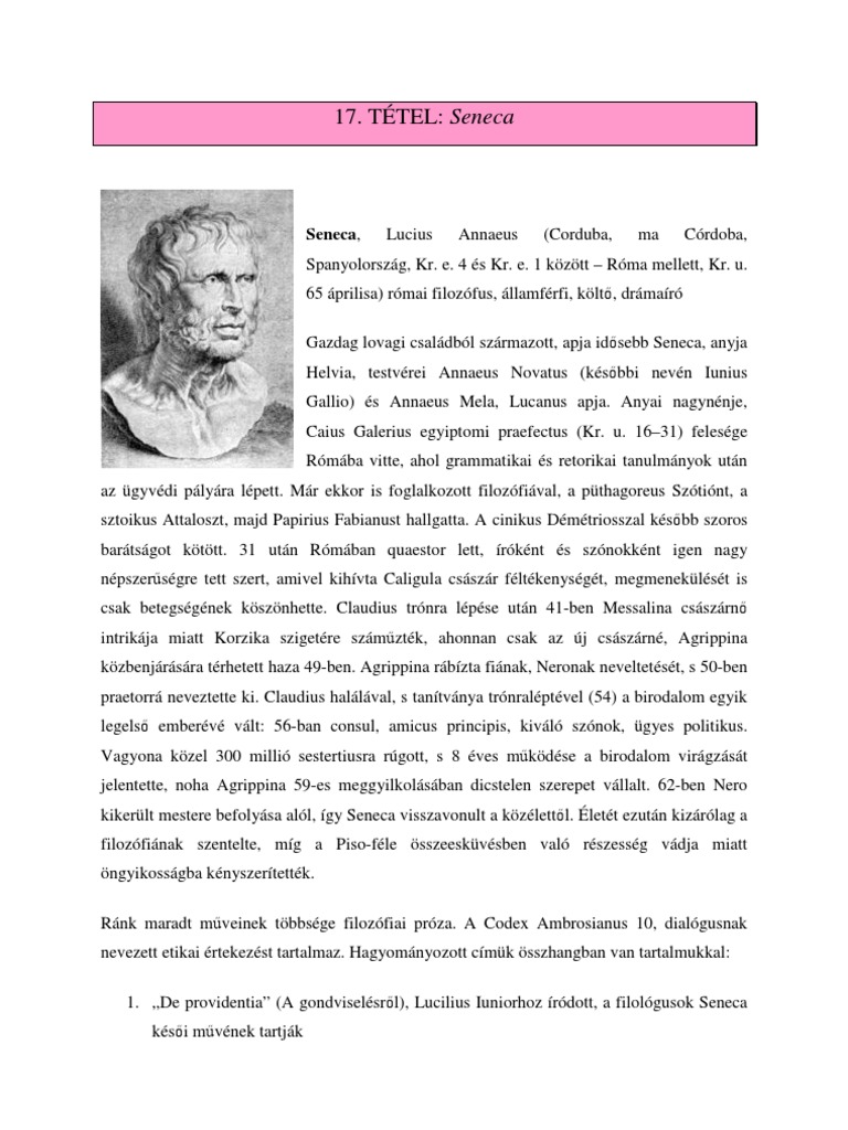 Seneca | PDF