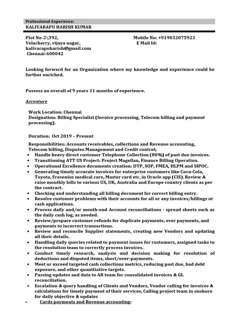 Accenture | PDF | Accounts Payable | Business