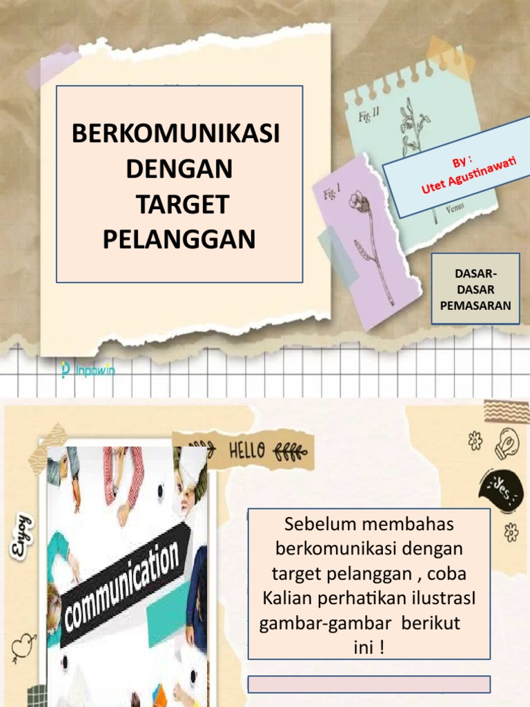 Berkomunikasi Dengan Target Pelanggan | PDF | Karier & Perkembangan