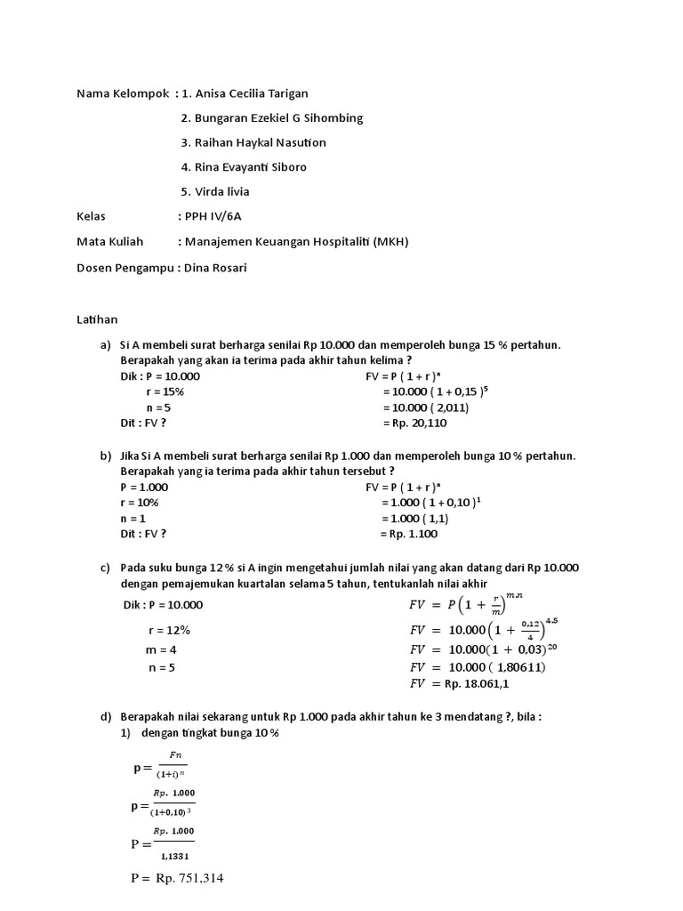 Tugas MKH Kelompok 3 PDF | PDF