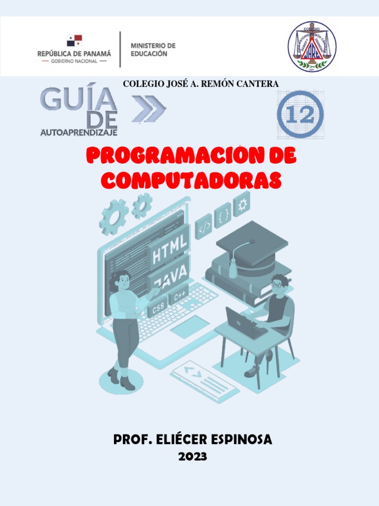 Guia - Programación Comp-T1-2023-U1 PDF | PDF | Lenguaje de programación | Programa de computadora