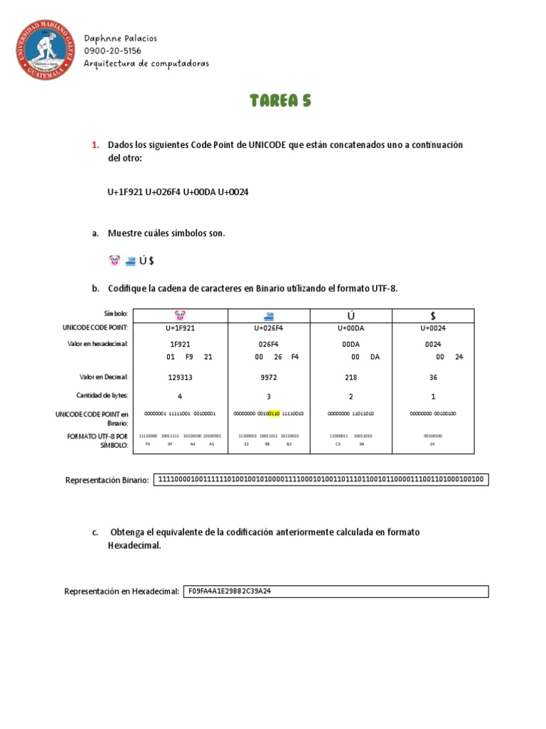 Codificación UTF-8 y Unicode | PDF