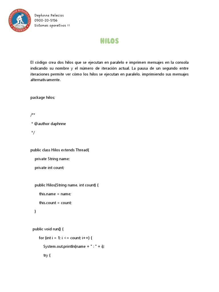 Hilos PDF | PDF | Hilo (Computación) | Proceso (Computación)