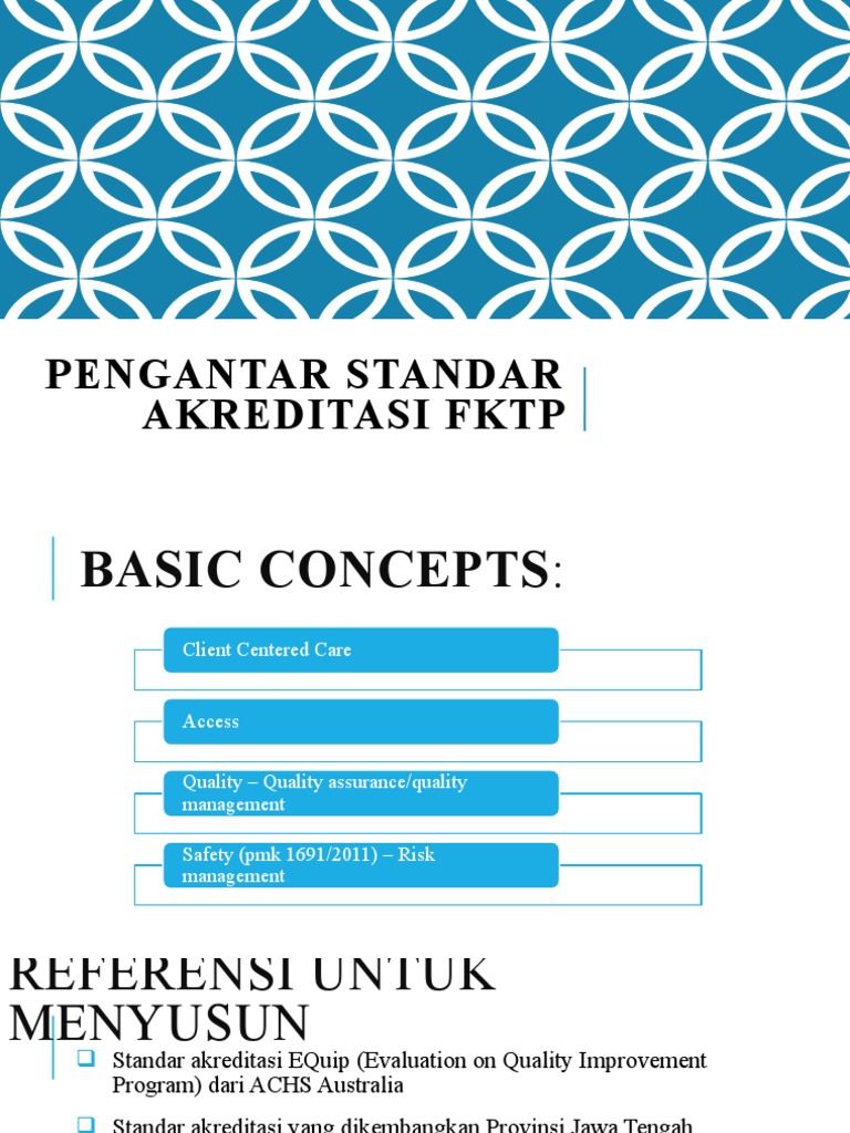 Pengantar Standar Akreditasi Puskesmas | PDF