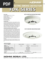 FDGJ SERIES Nohmi Smoke Beam | PDF