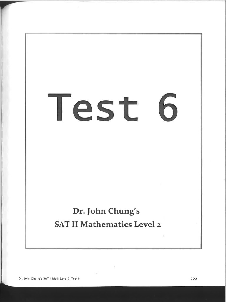 Sat Math Subject | PDF