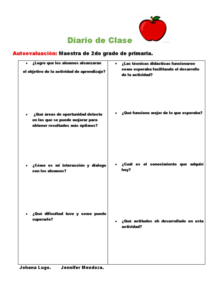 Diario de Clase | PDF