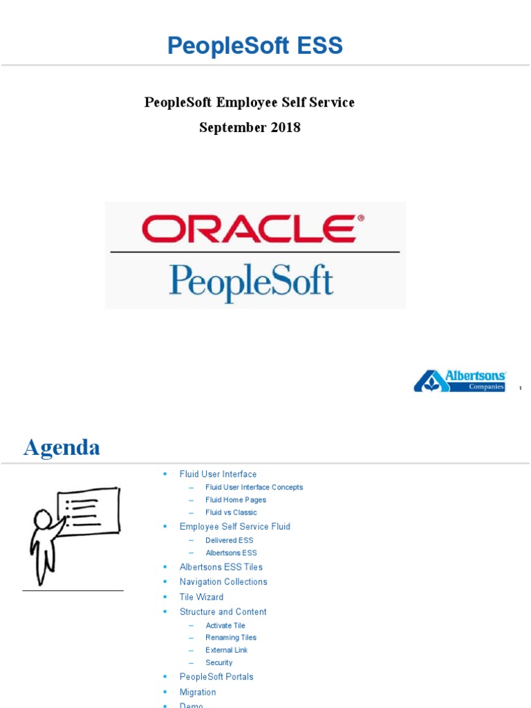 An Overview of Albertsons' Employee Self Service (ESS) Homepage ...