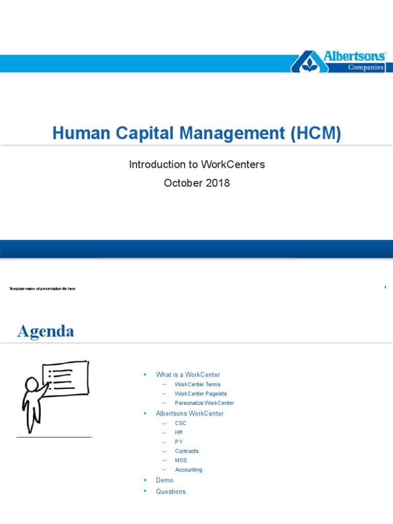 Albertsons WorkCenter Overview | PDF | Human Resource Management | Icon ...