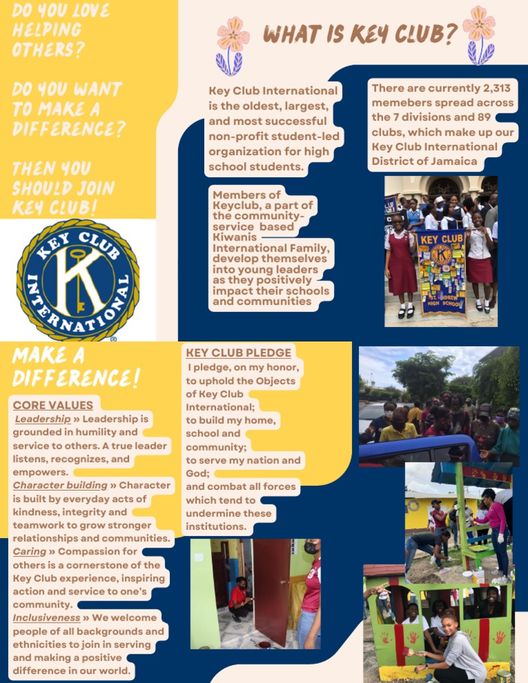 Key Club Brochure Pdf