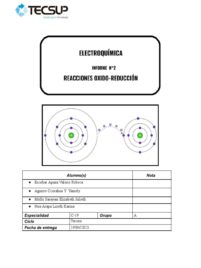 Guía Del Laboratorio 2. Reacciones Oxido-Reducción | PDF | Redox | Materiales